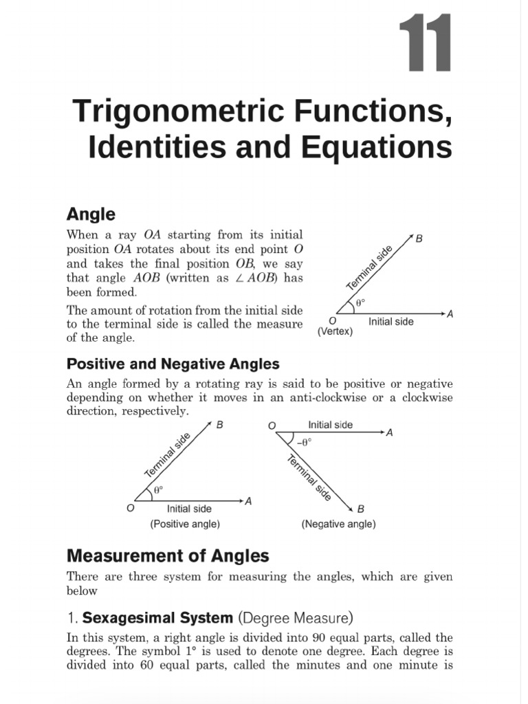 Trigonometry Basics | PDF