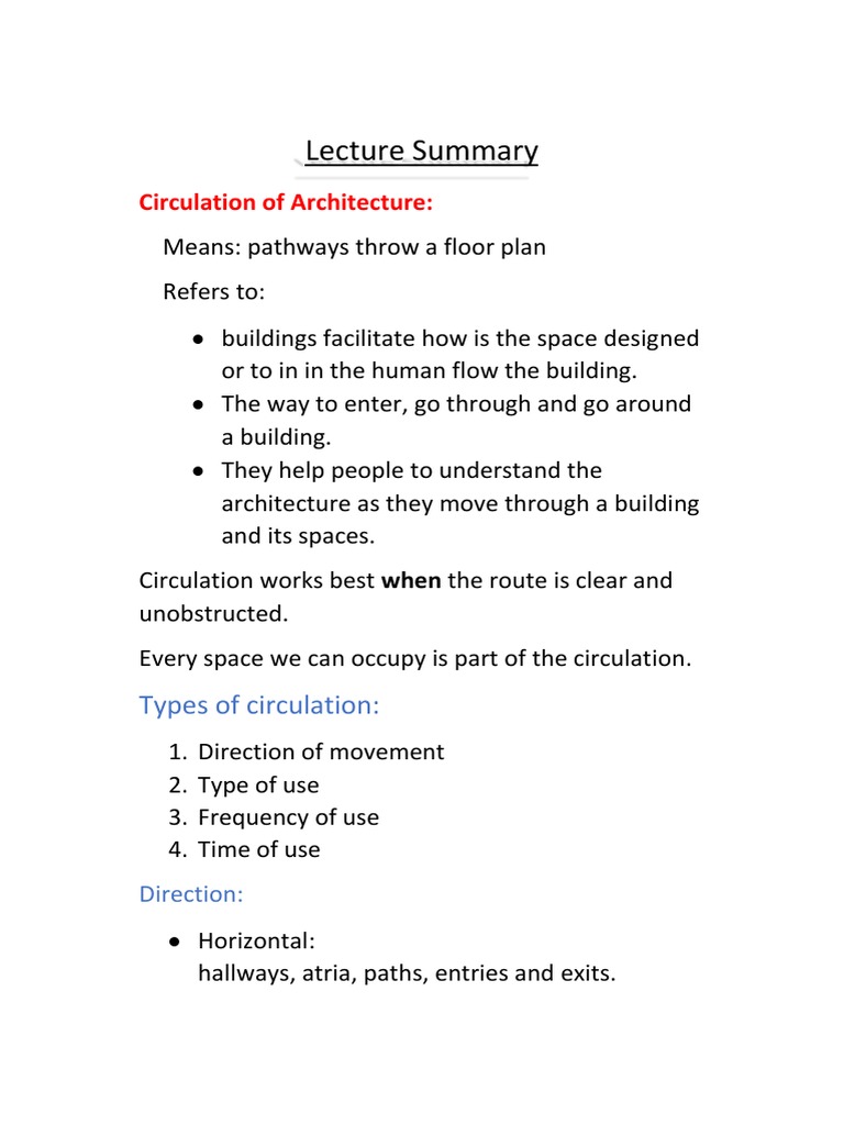 Arch Theo Lec 3 | PDF