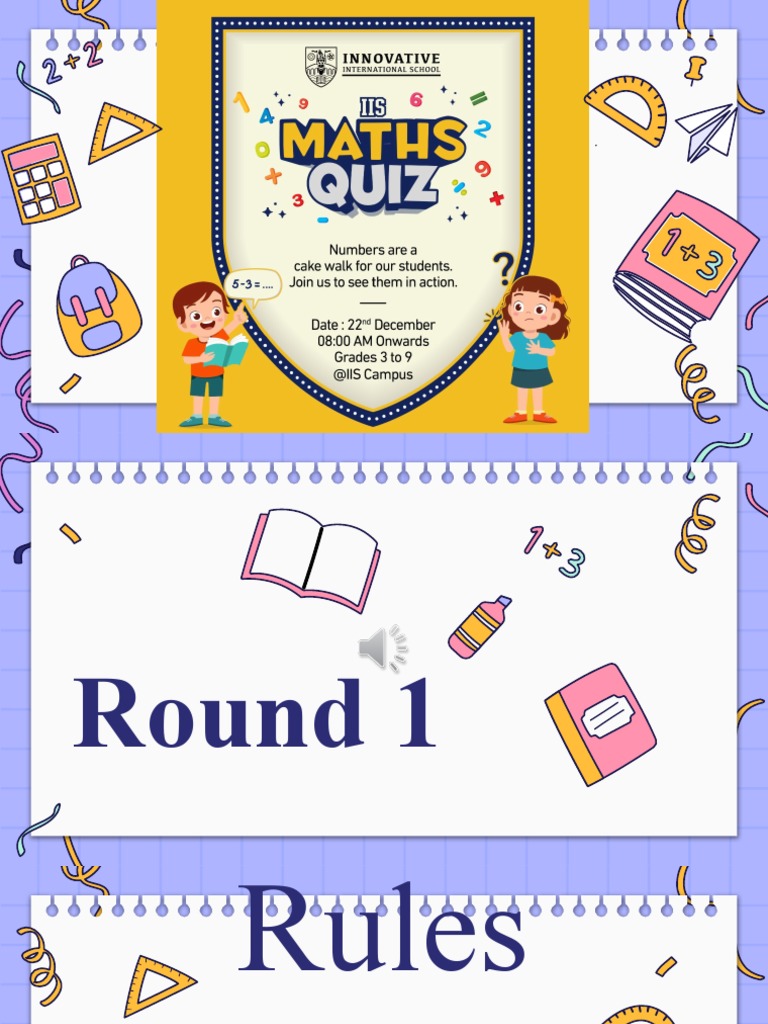 Math Quiz | PDF | Area | Mathematics