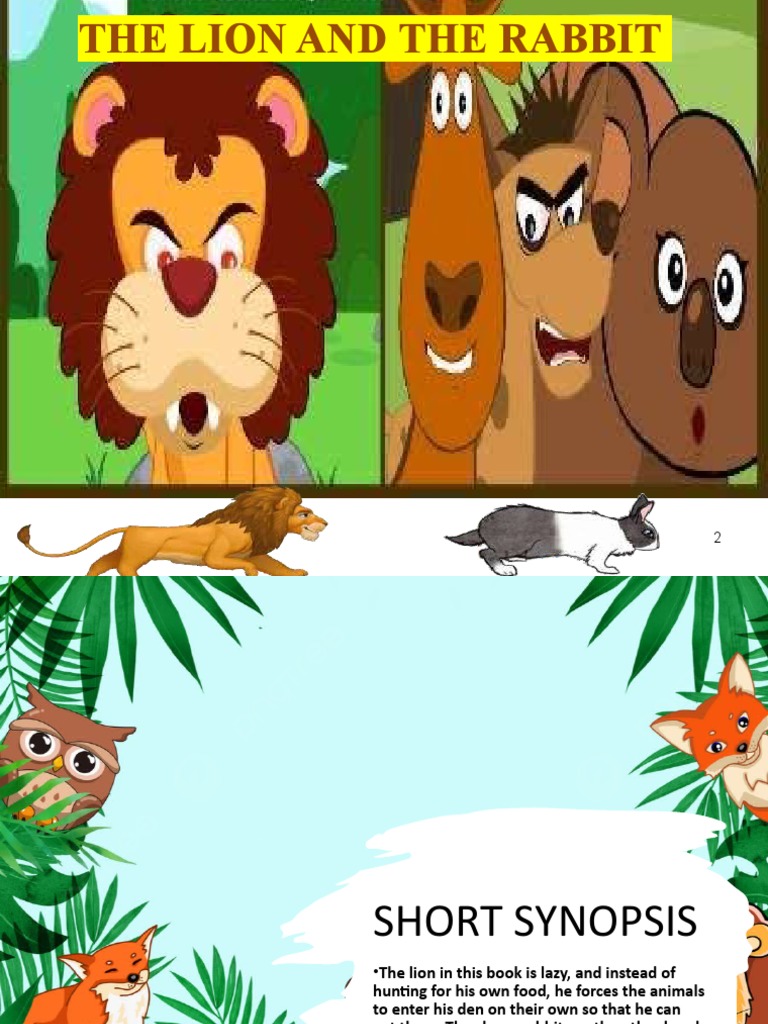 Educational Storybook | PDF | Lion
