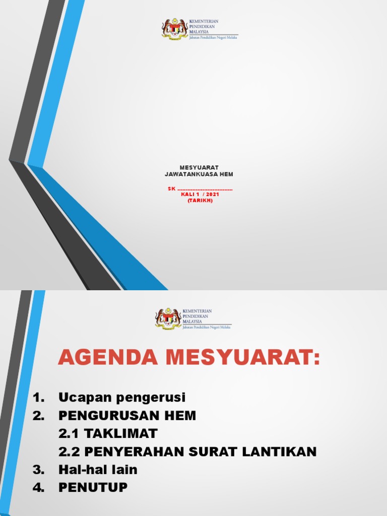 Bahan Taklimat Hem 2021 | PDF | Bisnis