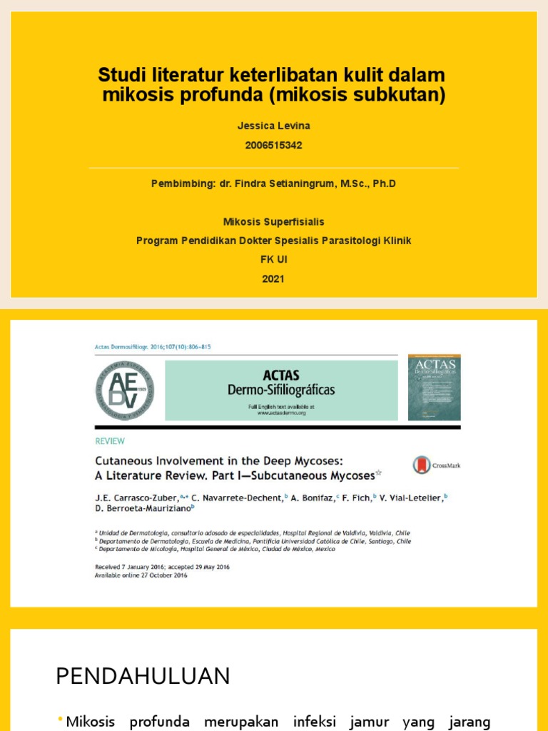 JR - Mikosis Subkutan | PDF