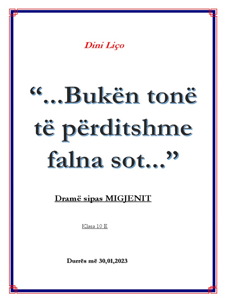 Migjeni | PDF