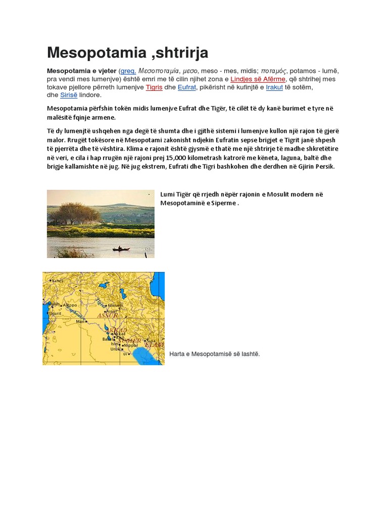 Mesopotamia r1 | PDF