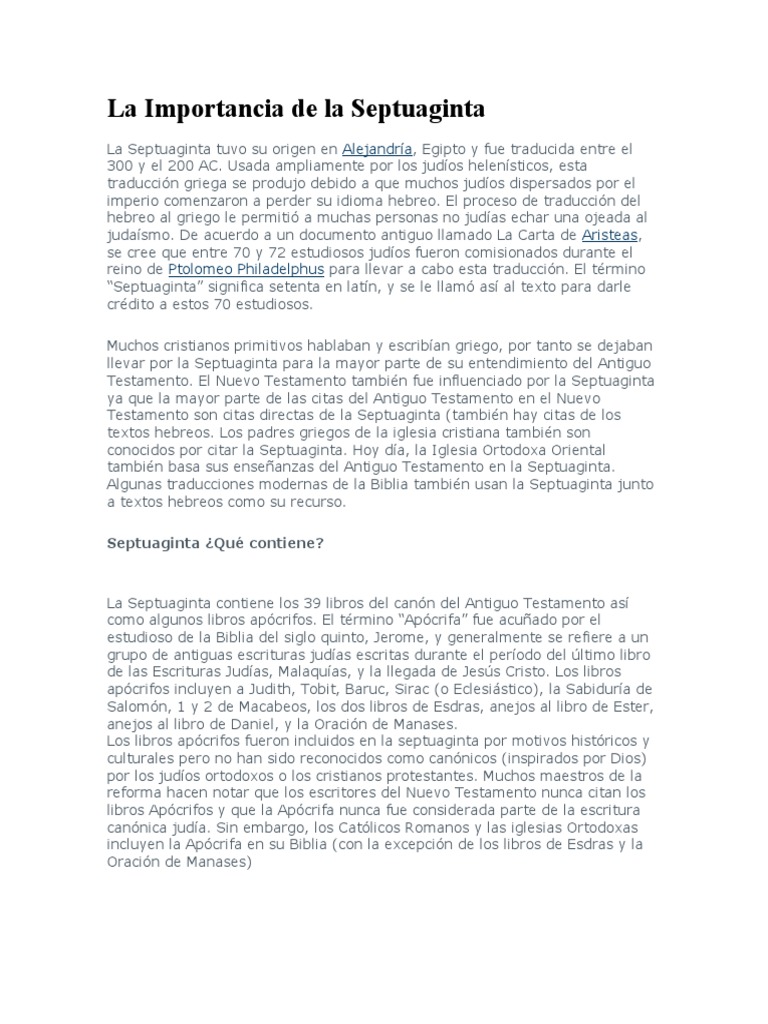 Septuaginta | PDF | Biblia | Septuaginta