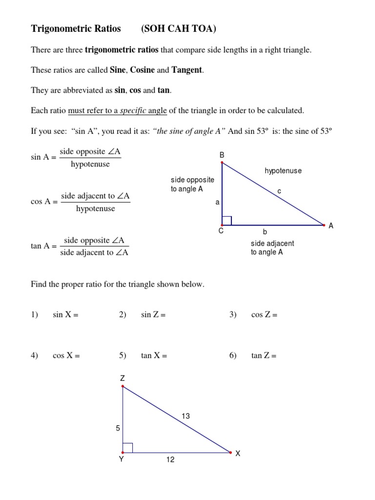 Trigonometry Topics | PDF | Trigonometric Functions | Triangle