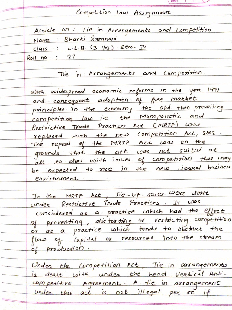 Article - Competition Law | PDF