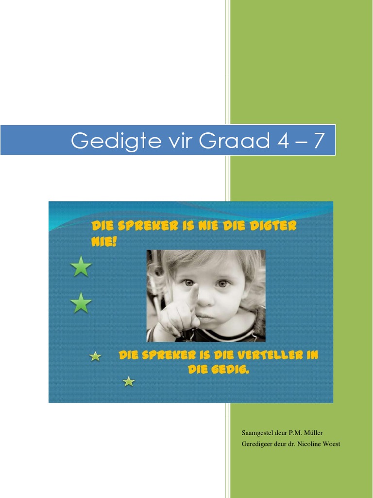 2019 Müller Gedigte Vir Graad 4-7 PDF | PDF