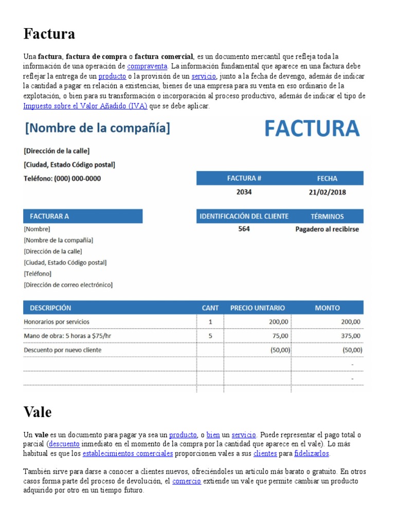 Documentos Comerciales Esenciales | PDF | Factura | Cheque