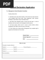 Age Declaration Form PDF | PDF