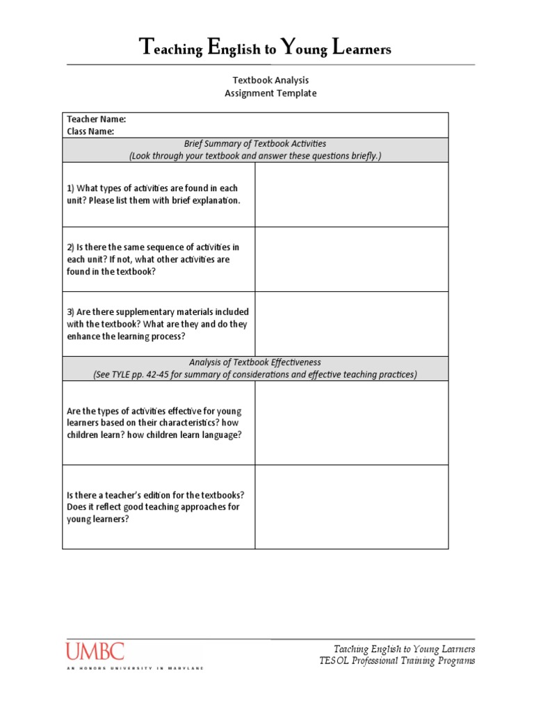 Unit 2 - Textbook Analysis Template | PDF