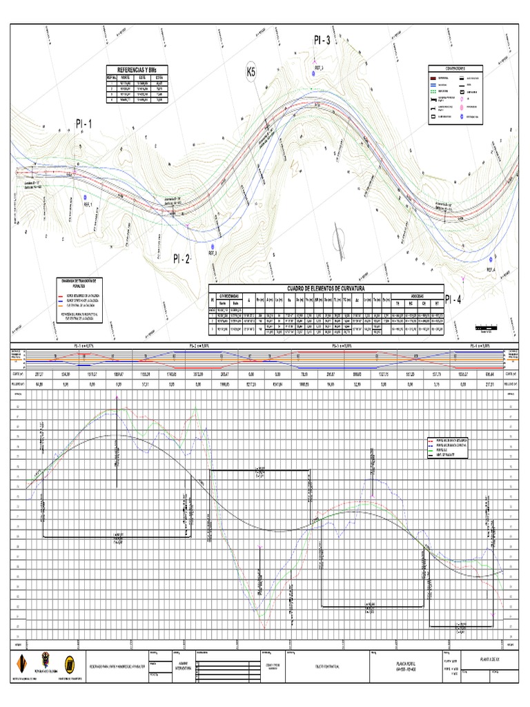 Planta - Perfil MODELO INVIAS PDF | PDF