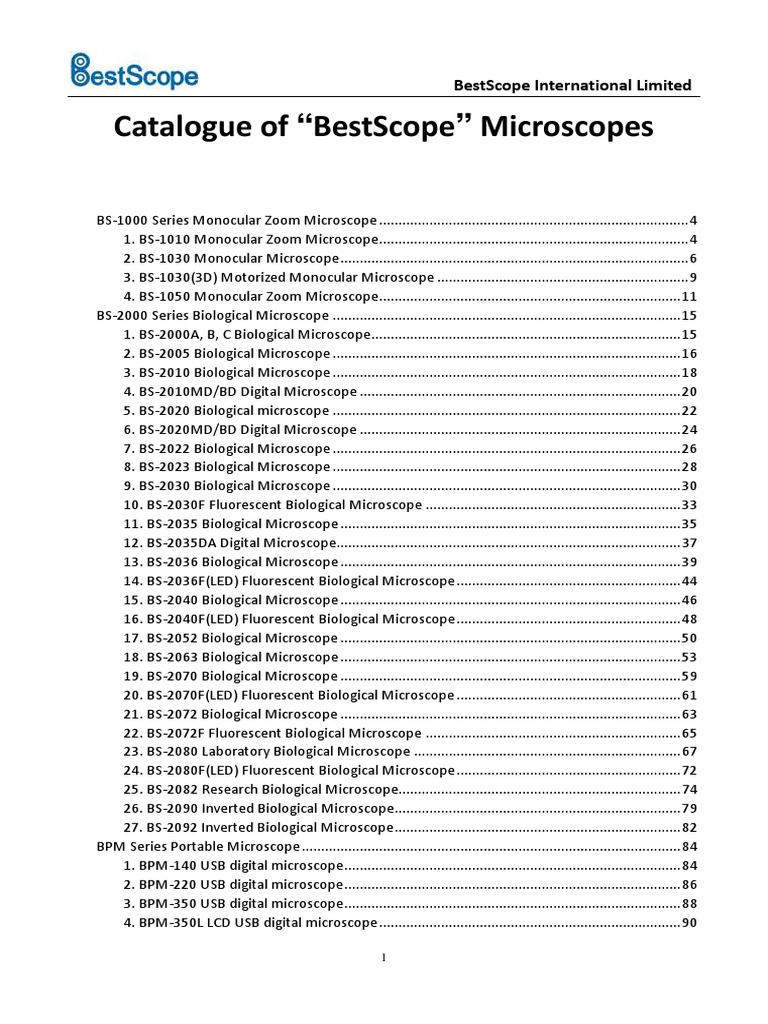 BestScope Microscopes | PDF | Camera | Image Resolution