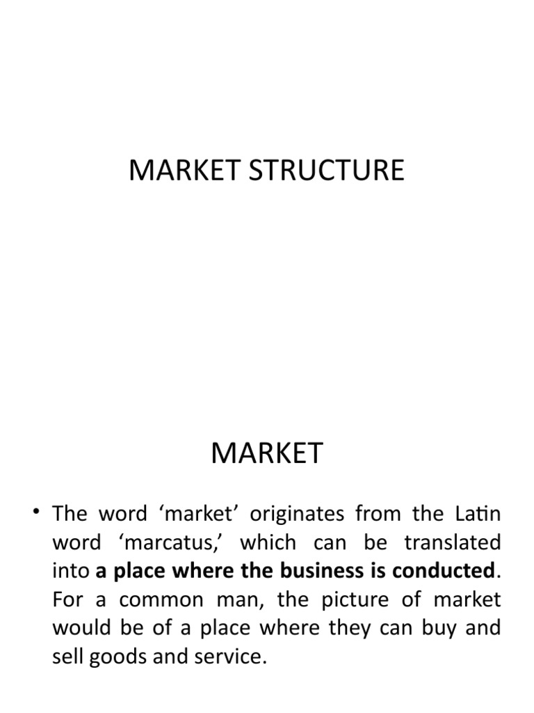 Unit Iii Market Structure | PDF | Perfect Competition | Monopoly