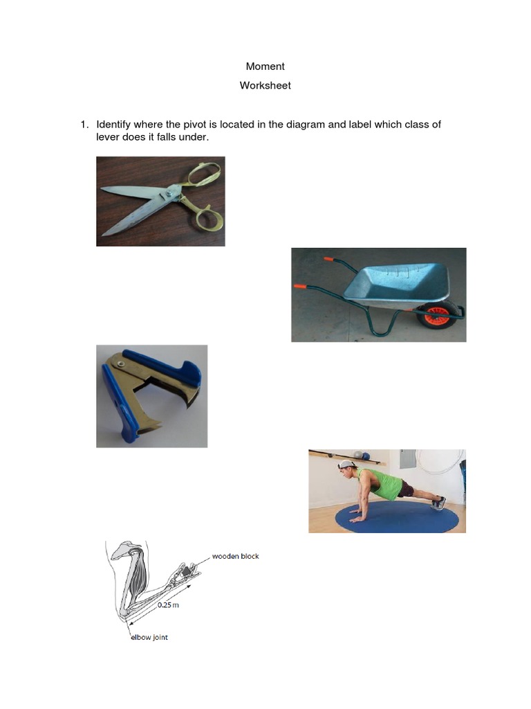 Moment Worksheet | PDF