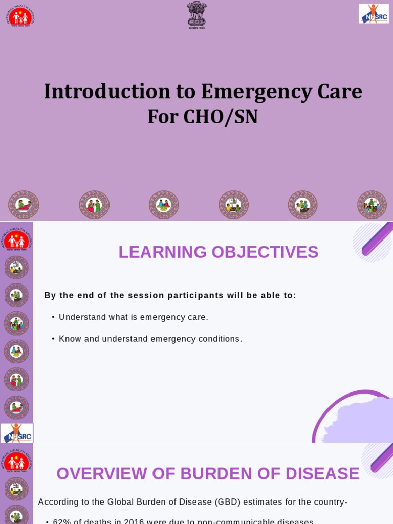 Emergency Care For CHO - SN - Introduction To Emergency Care | PDF ...