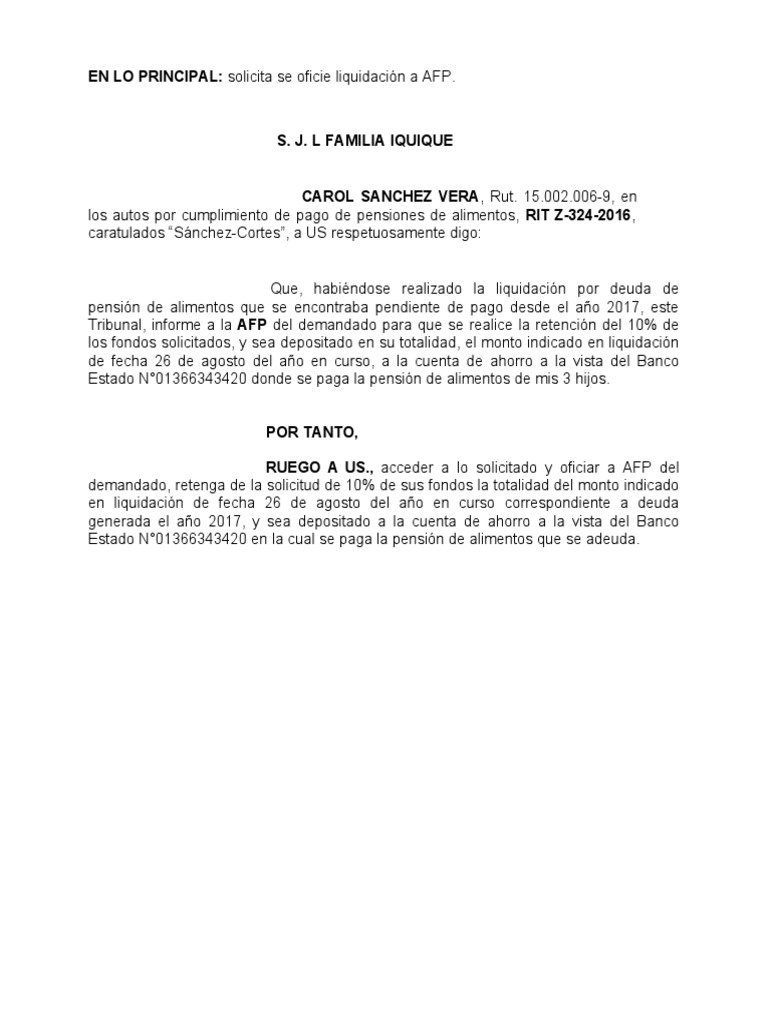 Solicita Pago Retencion | PDF