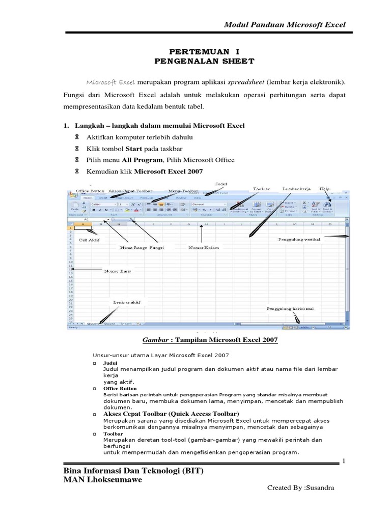 Panduan Lengkap Microsoft Excel | PDF