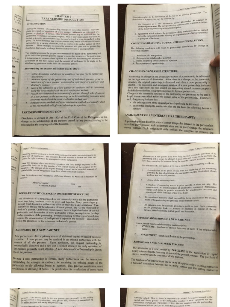 Book Dissolution | PDF