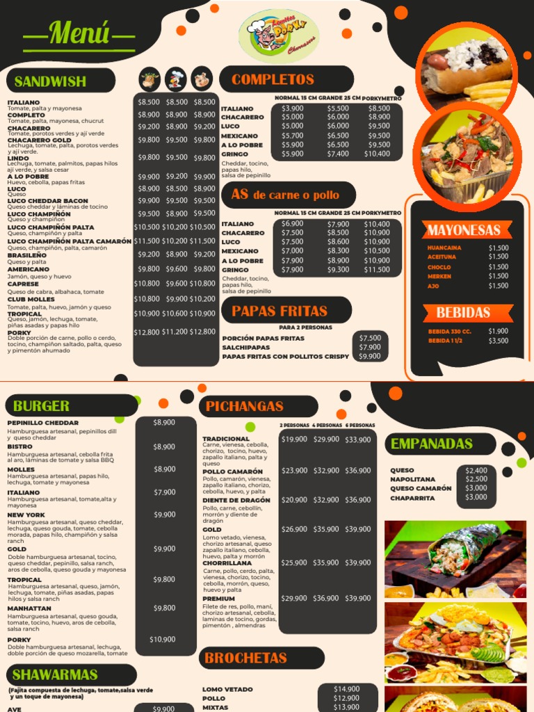 Carta 2020 Pdf Ensalada Ingredientes De Comida