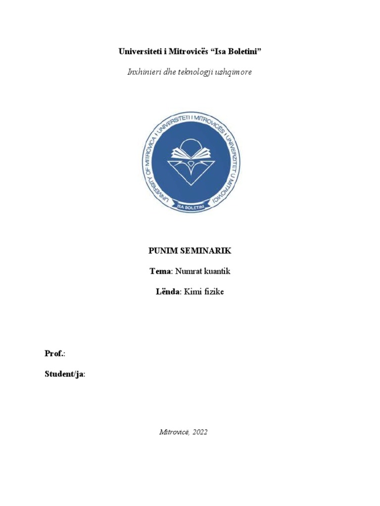 Numrat Kuantik | PDF