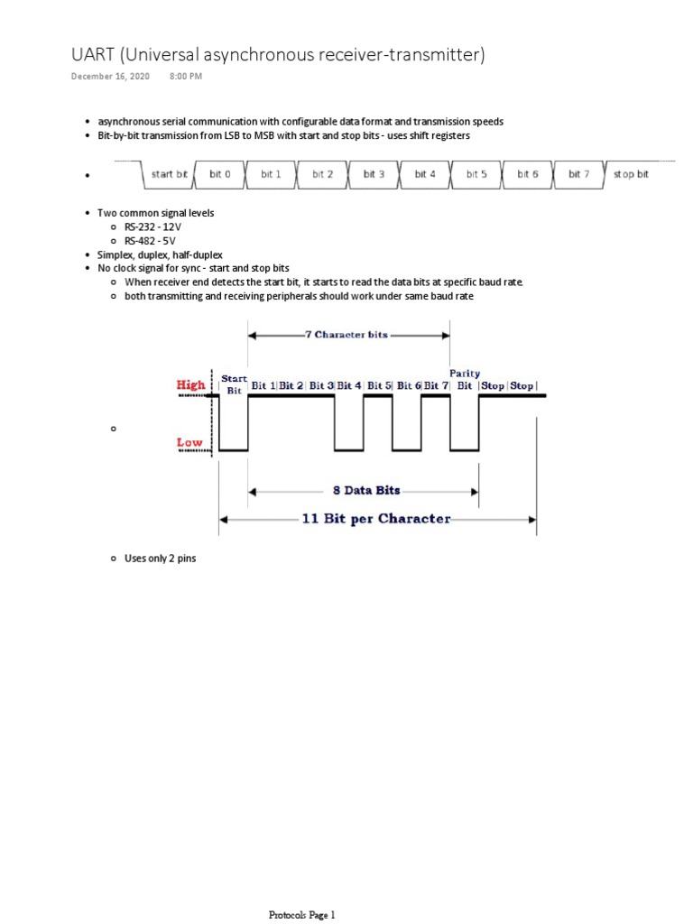 UART Communication Basics: Asynchronous Serial, Start/Stop Bits, Data ... UART Communication Basics: Asynchronous Serial, Start/Stop Bits, Data ...
