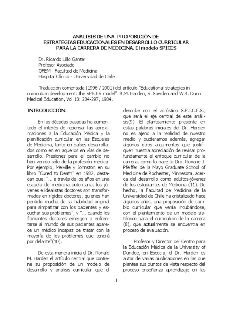 Lillo, 1996, 2001 - Traducción Comentada Del Articulo - Educational ...