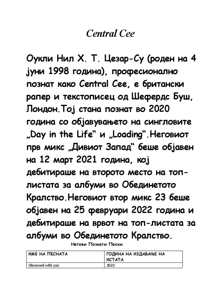 Central Cee | PDF