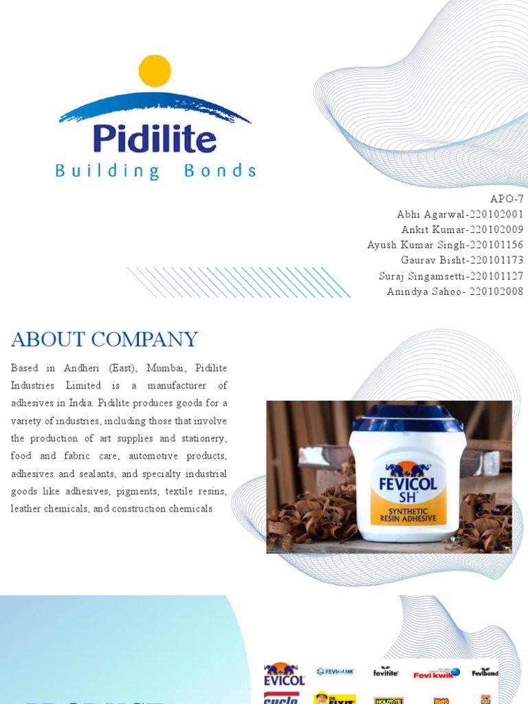 PFMT - Pidilite - Apo 7 - Sec F | PDF | Adhesive | Textiles