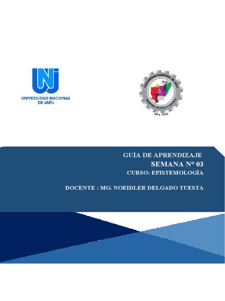 Guia de Aprendizaje Iii Semana | Download grátis PDF | Conocimiento | Realidad