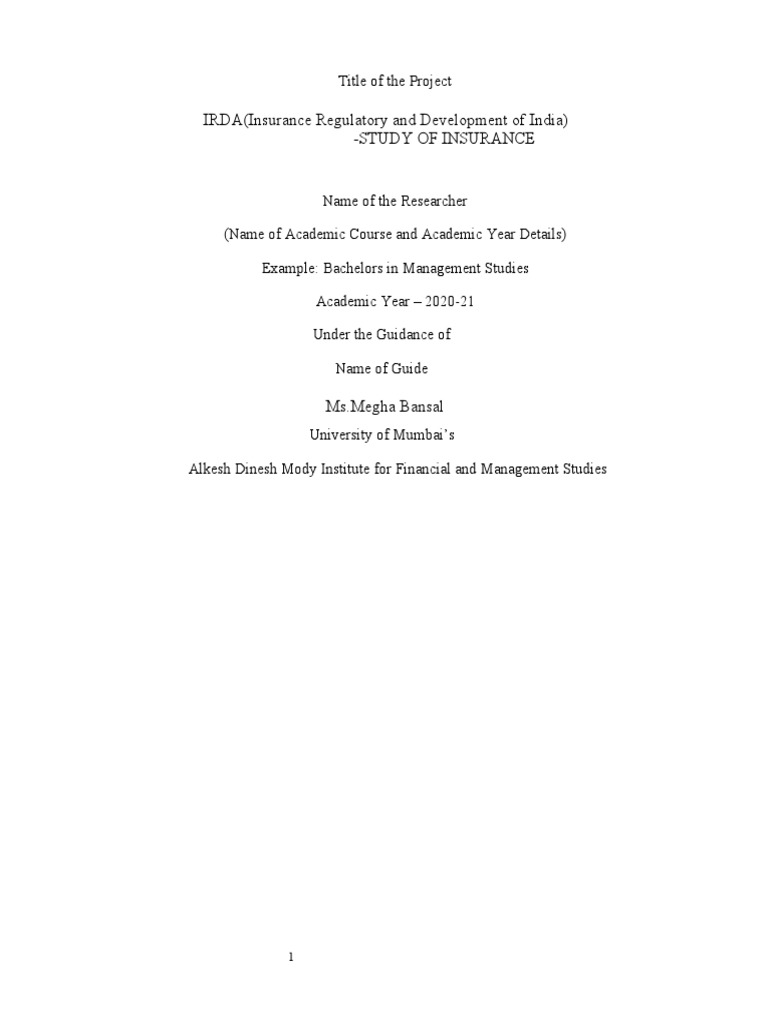 Antima Tybms | PDF | Insurance | Business