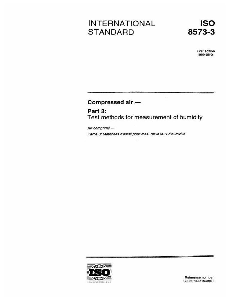 Iso - 8563 3 1999 | PDF