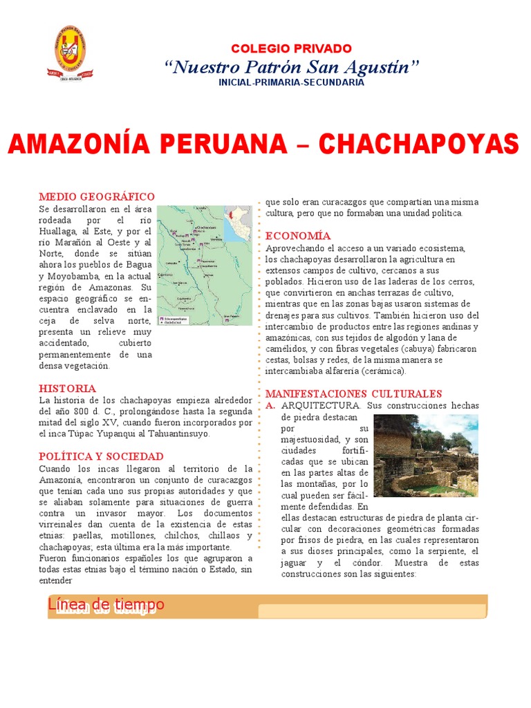 La-Cultura-Chachapoyas - 1ro | PDF | Imperio Inca