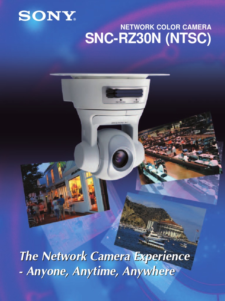 SNC rz30n PDF | PDF | Video | Computer Network