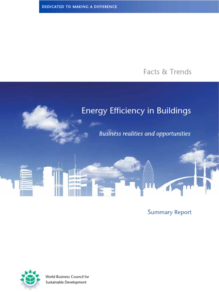 Energy Efficiency in Buildings | PDF | Efficient Energy Use | World ...