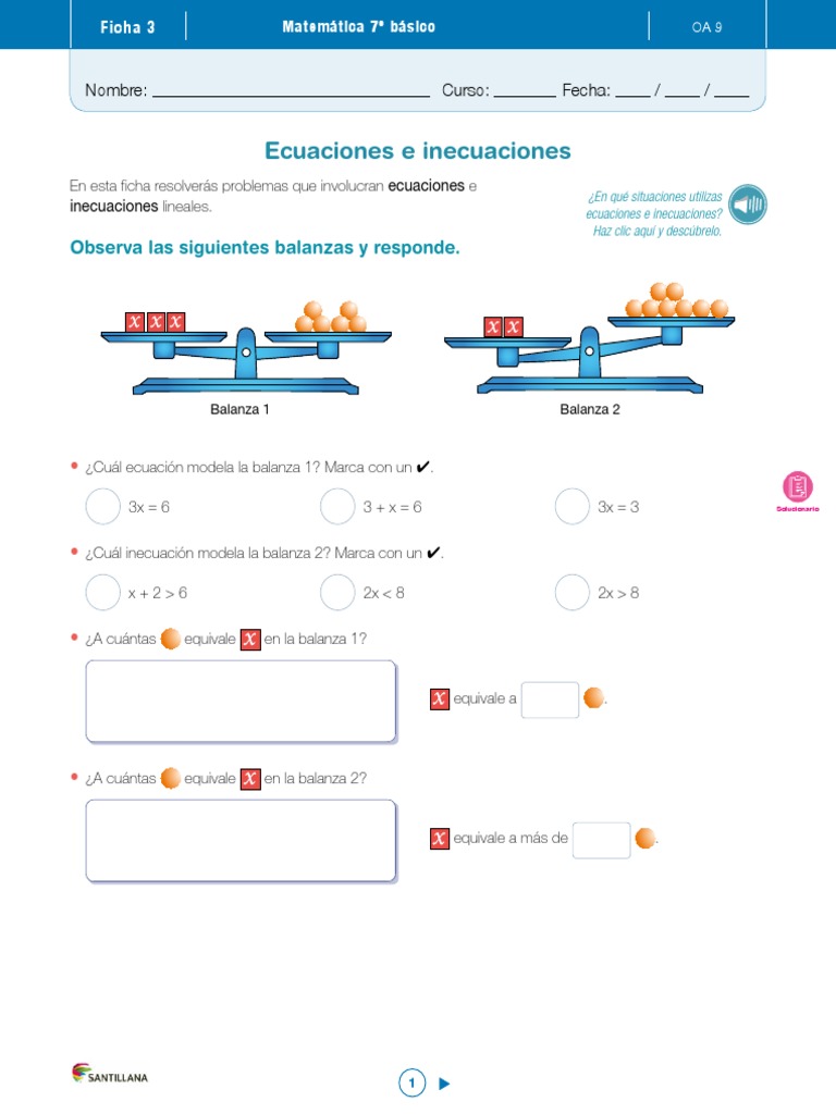 Ecuaciones e Inecuaciones | PDF | Ecuaciones | Matemáticas