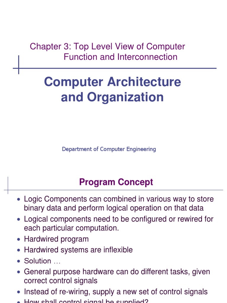 Chapter 03 Computer Function Interconnection Pdf Input Output Central Processing Unit