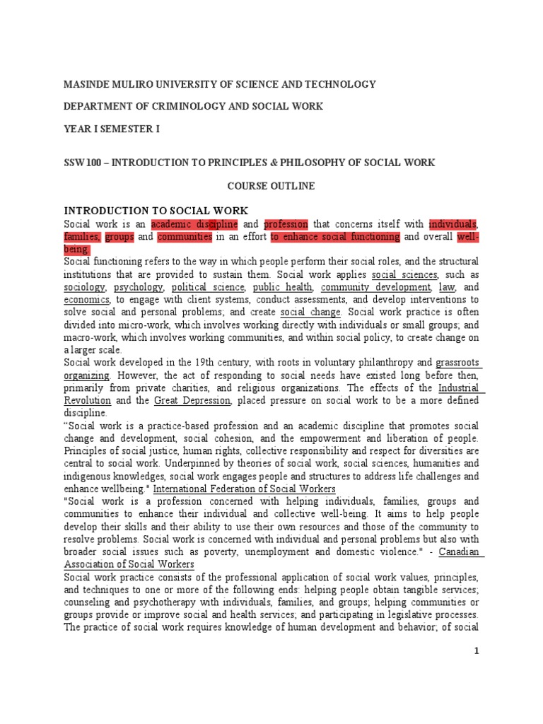 Well Updated SSW 100 2020 Notes PDF | Download Free PDF | Social Work ... Well Updated SSW 100 2020 Notes PDF | Download Free PDF | Social Work ...