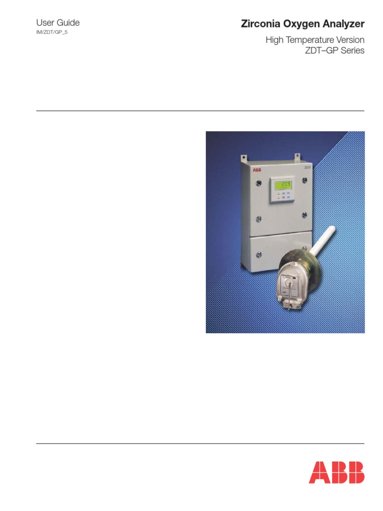 Zirconia Oxygen Analyzer ABB PDF | PDF | Relay | Fuse (Electrical)