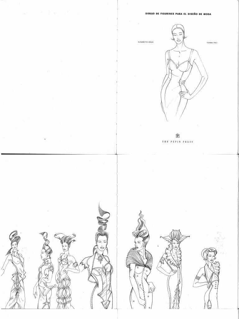 Drudi Elisabetta Paci Tiziana Dibujo De Figurines Para El Diseño