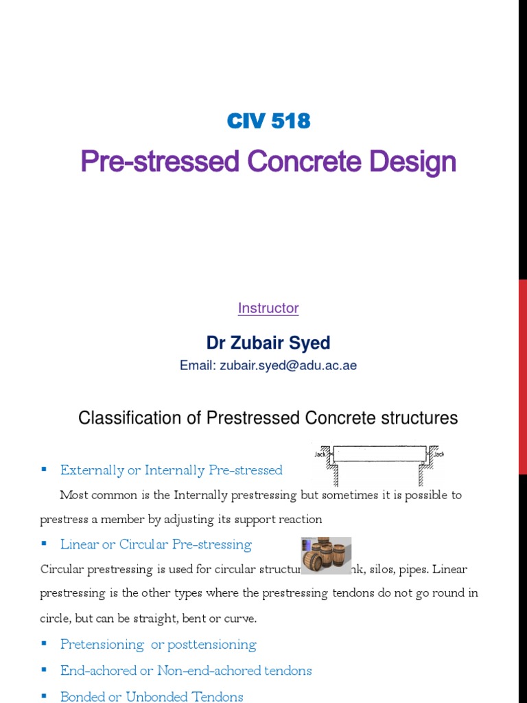 Prestressed Concrete Design Overview | PDF | Prestressed Concrete ...