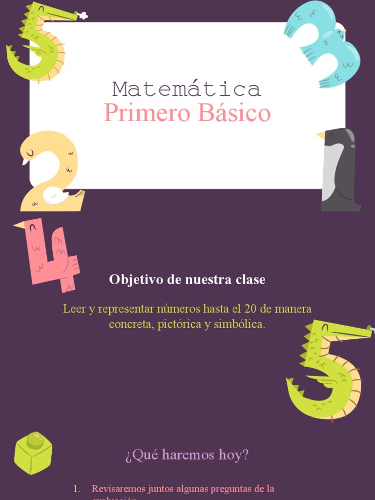 Leer y Representar Números Hasta El 20 | PDF | Juegos y actividades