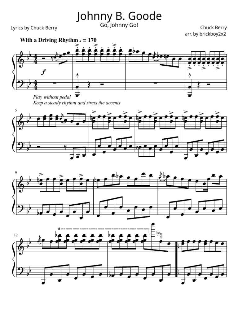 Johnny B. Goode | PDF