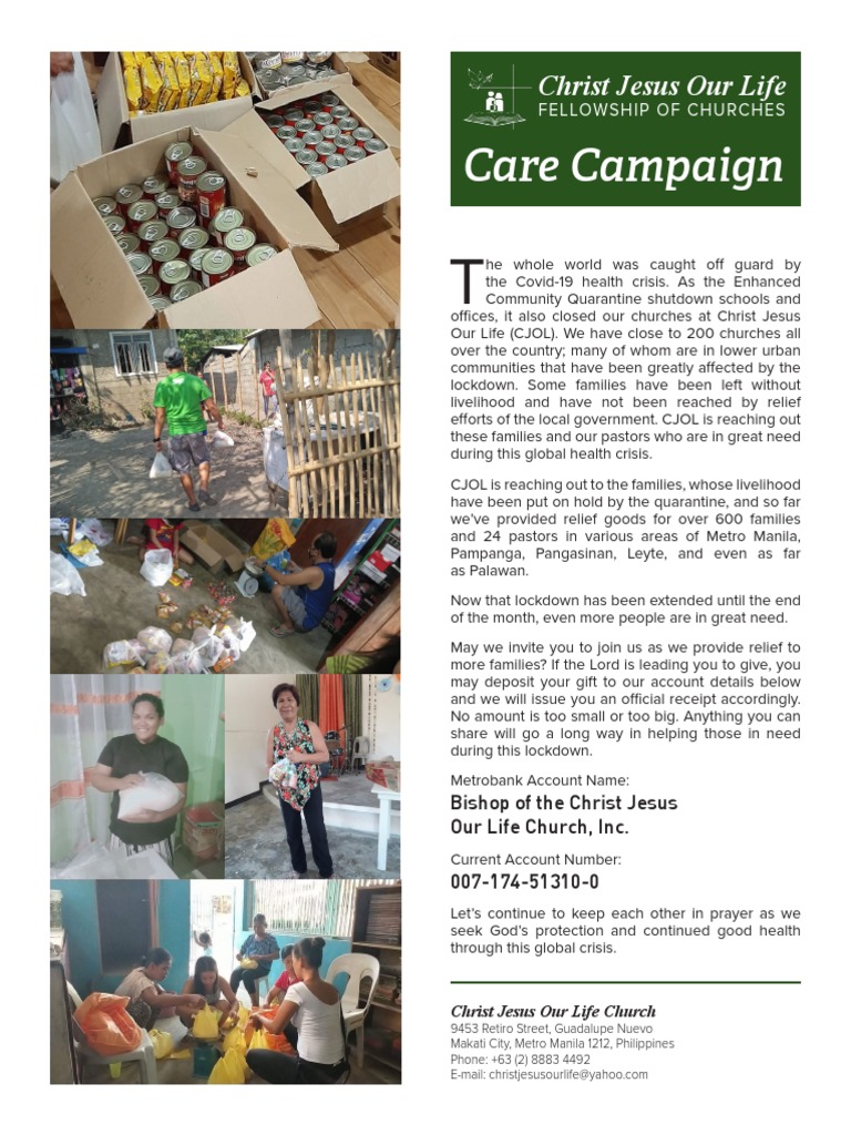 CJOL Care Campaign | PDF