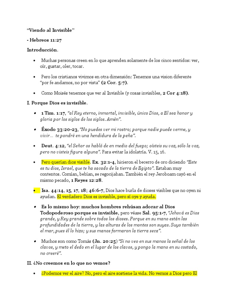 Como Viendo Al Invisible | PDF | Dios | Cristo (título)