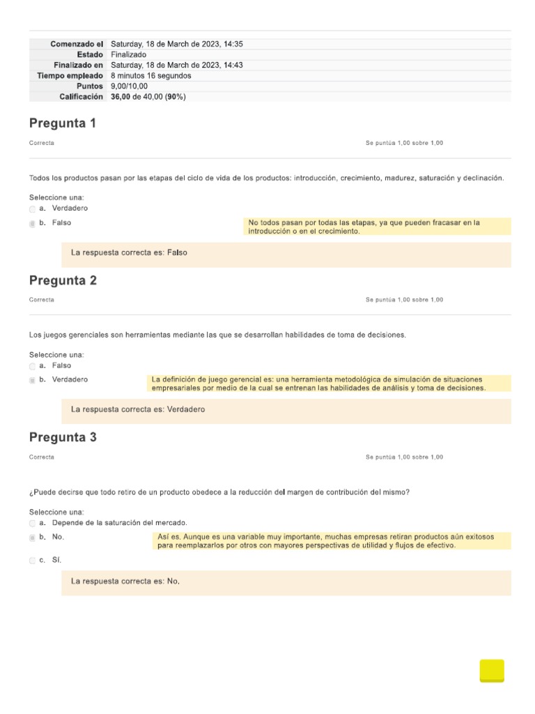 Examen Final - Juegos Gerenciales | PDF Examen Final - Juegos Gerenciales | PDF