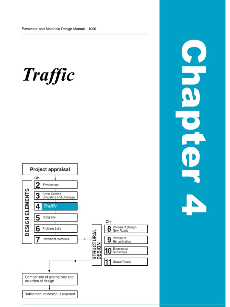 Pavement And Materials Design Manual 1999 Chapter 4 Pdf Road