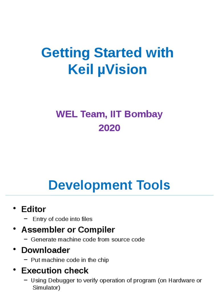 Getting Started With Keil Uvision 2020 | PDF | Integrated Development ... Getting Started With Keil Uvision 2020 | PDF | Integrated Development ...