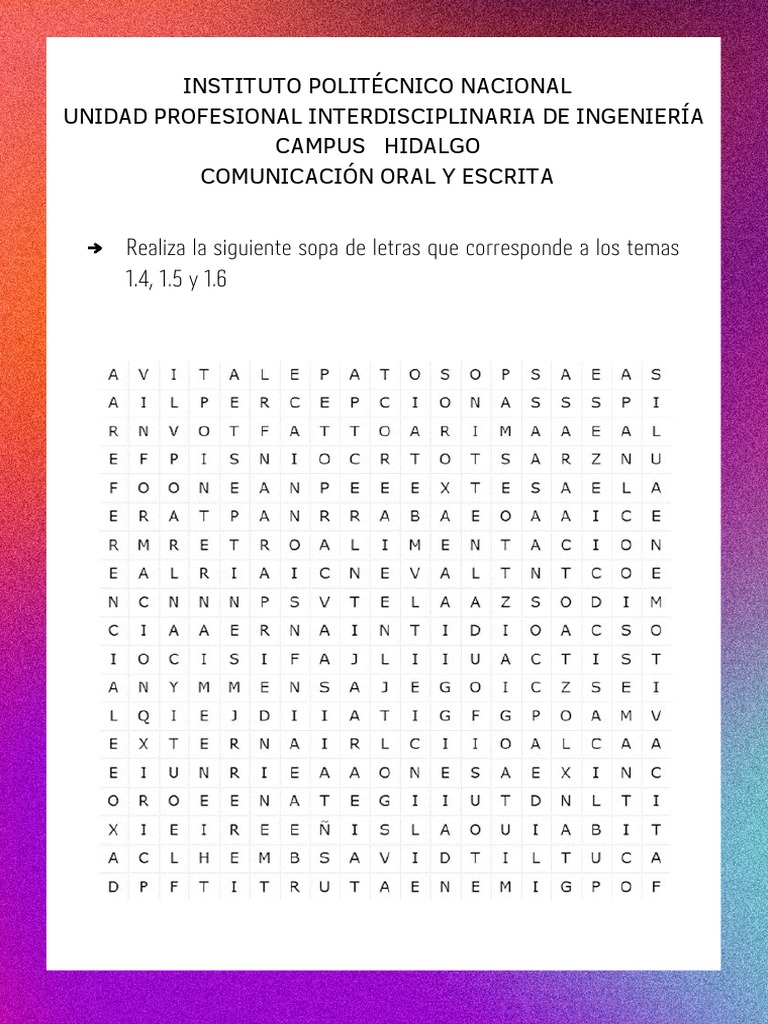 Sopa de Letras PDF | PDF