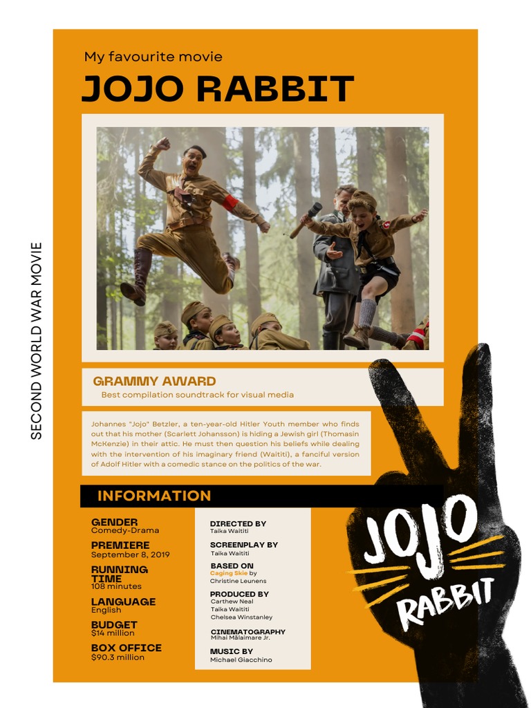 Jojo Rabbit's hilarious yet poignant take on Nazi Germany | PDF | Nazi ...
